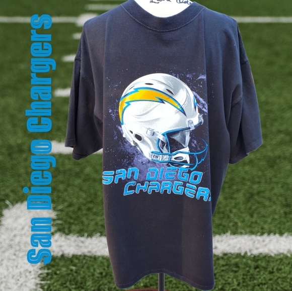 NFL | Shirts | San Diego Chargers Mens Black Tee Shirt | Poshmark